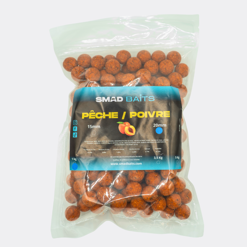 Bouillettes PÊCHE / POIVRE - Smadbaits